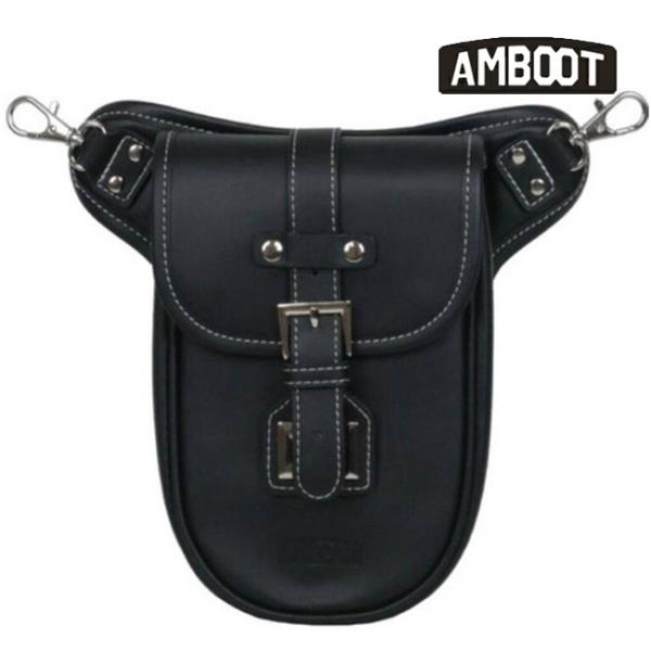 ｜商品詳細商品名：AMBOOT レッグバッグメーカー：AMBOOT/アンブート品番：AB-LG01-BKJAN：4516076002252カラー：ブラックサイズ：約H23xW26xD5(cm)　バッグ部分 約H20xW16xD5(cm)重量...