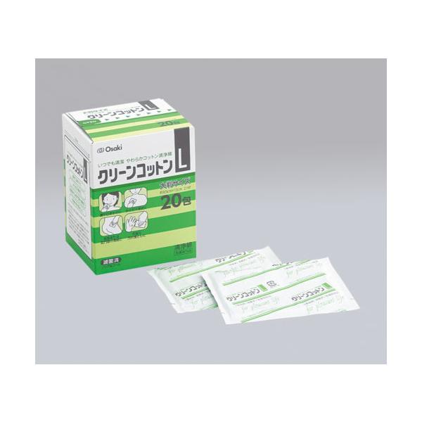 ●皮膚の清浄・清拭に便利な大判タイプの、単包パック滅菌済 清浄綿です。●入浴できない時の皮膚・局部の清浄・清拭に最適です。●アルミ包装が水分の蒸発を防ぎ、常に清潔な状態で使用できます。●アルコール・香料は使用していません。■販売名：クリーン...