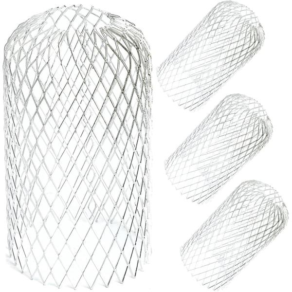 「雨どいの詰まりに」詰まりの防止にお使い頂ける金属製の雨どいネットになります。金属製のため曲がりにくく、雨樋の収集器部分に取り付けることで落ち葉の溜まりを防止し水が流れやすくなります。「取り付け簡単」取り付けは収集機部分の穴に差し込むだけで...