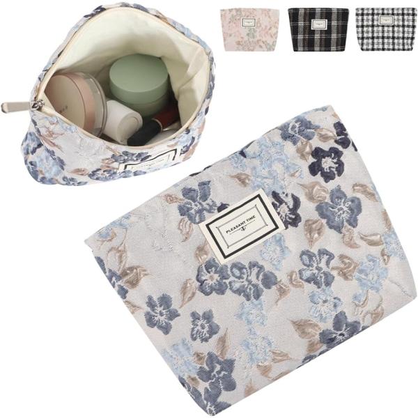 バリエーションコード : 2B22WRN25X「大容量＆確認しやすい」大きなメイクポーチは中身が確認しにくいことがありますが、本商品はがばっと入り口を開くことができるため視認性抜群。中身が一目瞭然です。「定番の台形型」定番の台形型で使いやす...