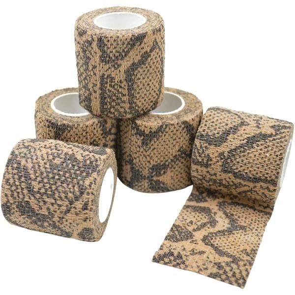 バリエーションコード : 2B90YN56SKサイズ：幅5cm　長さ4.5ｍ数量：5個自着性・自己粘着性のテーピングです。包帯の留め具や粘着テープなどで留める必要がなく、これ一つで固定・保護が可能です。留め具の付けにくい箇所や指先などの使用...