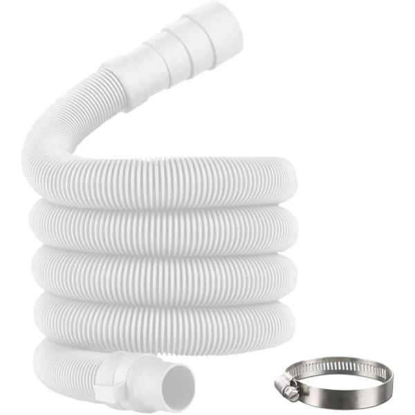 バリエーションコード : 2B24GV1C86全長：1m洗濯機の接続部直径：内径28mm、外径32mm排水口の接続部直径：32mm、34mm、38mm、42mm注意：洗濯機に接続されている排水管の元口はハサミで切ることができますパッケージ：...