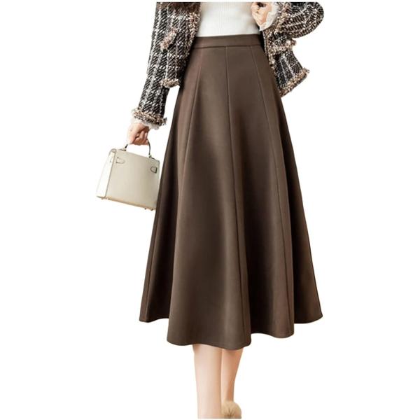 バリエーションコード : 2BJKKDSILKミモレ丈のaラインスカートになります。フェルト調の生地で秋冬に活躍のスカートに。長すぎず短すぎない丈感なので、オフィスや通勤、お出かけなどでも使いやすいシンプルなデザインとなります。お色味は合わ...