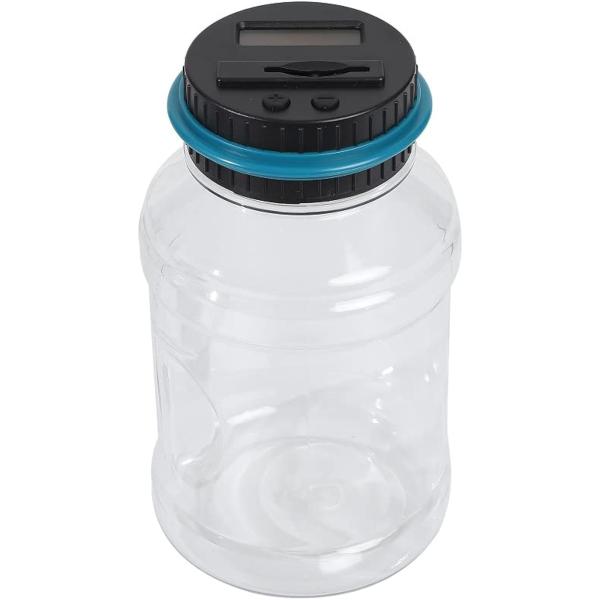 「貯金が楽しくなる」透明ケースなので中身が見えどれだけお金が貯まっているのか目でみる楽しみができます。また、お金を入れると自動でカウントされていくのでそれもまた楽しみの一つです。「日本硬貨対応」１円玉〜５００円玉全ての日本硬貨に対応していま...