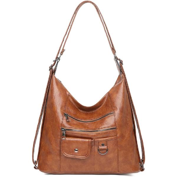 バリエーションコード : 2B2C2ON94N・多機能で高級感溢れる上質なPUレザーで作られたショルダーバッグ。ショルダーバッグ、バックパック(リュックサック）と2通り使える便利な多機能バッグ。収納力抜群でデイリーのお出かけにも１泊旅行用に...