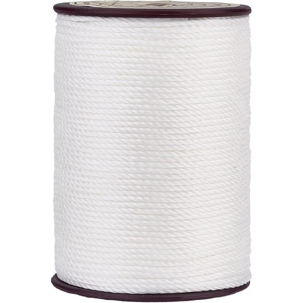 サイズ：ワックスコードは、直径0.8mmで、長さは約50mです。糸通しが簡単で、あらゆるジュエリーやクラフト、特にレザーステッチのプロジェクトやブレスレット、ネックレス作りに最適です。ワックス糸を使用：蝋引き糸の色は、非常に純粋な白です。多...