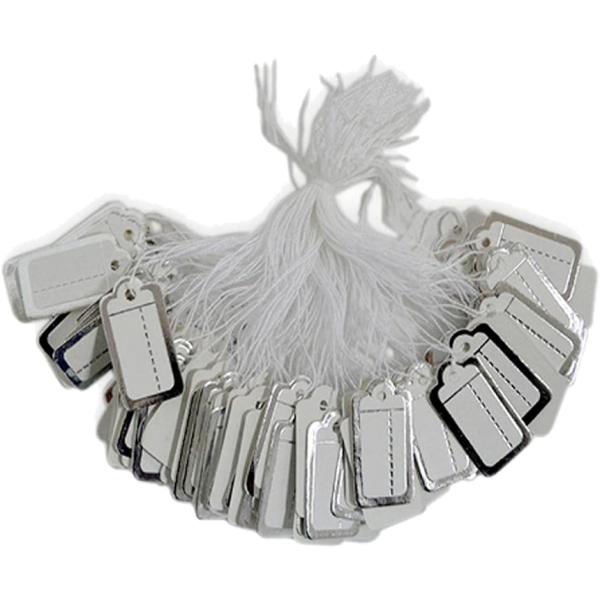 バリエーションコード : 2B2F2VP4R4・高級宝石店などで用いられるジュエリー用値札100個セットです。ゴールドとシルバーの2色からお選びいただけます。・ゴールドとシルバーの輝きが、ジュエリーの高級感を演出してくれます。・やや上寄りに...