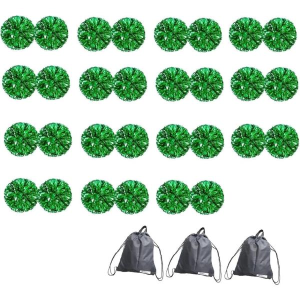 バリエーションコード : 2B2FX0JD3Fポンポン30個セット（両手で15人分）。運動会・ダンス・発表会・応援イベントにぴったりのチアポンポンセット。指を入れて使うリングタイプです。直径約28cm、1個約50g、テープ幅は約2cm、１点...