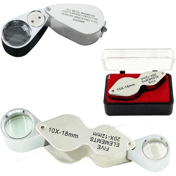 バリエーションコード : 2B2G5UFOQQ・ルーペセットは、辞書や新聞などの小さな文字の拡大、宝石の鑑定や印刷物の校正などに便利な10・20倍と40倍の拡大鏡の2個セット。折り畳み式で、コンパクト、保護ケース付き。40倍はLEDライト、...