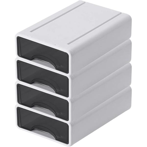 「小物収納できる引き出し4段」机の上の小物や文房具などを収納できる引き出し。4段あるので収納力は抜群です。また1段ずつ分けることができお好みの組み合わせで置くことができます。「マルチに使える引き出し」文房具・化粧品・スキンケア・鍵・印鑑など...