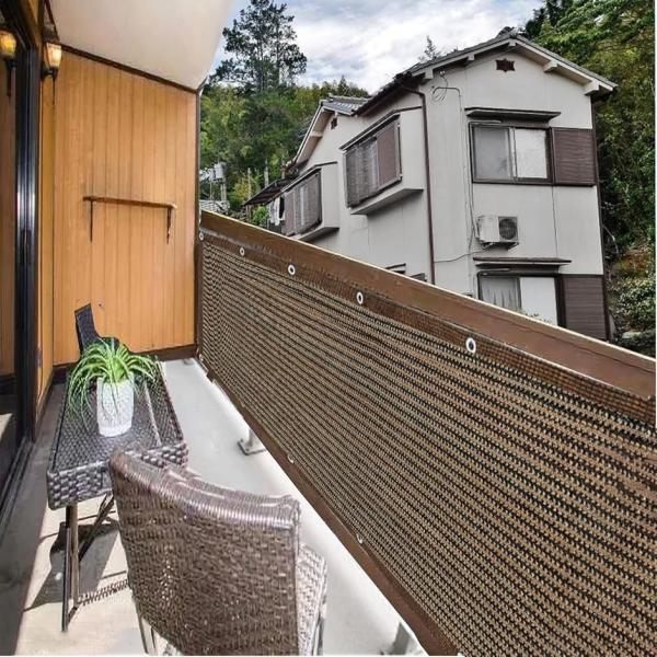 バリエーションコード : 2B9WKW2DO3「通気性よいHDPE素材」バルコニーシェードは通気性があり、透けて見えない120g/m2のポリエチレン（HDPE）生地を採用して、生地の特性上、暑さをしっかり軽減できます。通気性に優れているため...