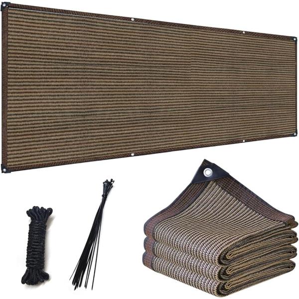 バリエーションコード : 2B9WKW2DO3「高密度のHDPE」この人気のベランダ 目隠し製品は高密度ポリエチレン（HDPE）生地を使用しており、紫外線に強い、色褪せや紫外線劣化に強い糸で織られた生地を使用，有害な紫外線を効果的に遮断しま...