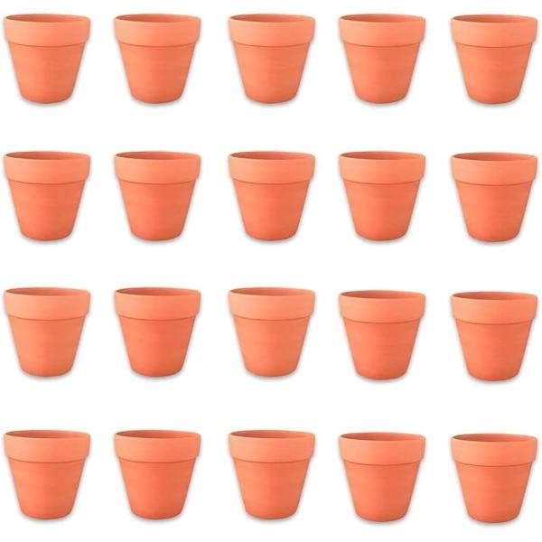 「テラコッタの植木鉢 20個セット」流行の観葉植物や多肉植物など、インテリアグリーンを育てるのにオススメな植木鉢のセットです。お得な20個セット。「シンプルデザインがお洒落」さまざまな雰囲気のインテリアに合わせやすいナチュラルテイストのシン...
