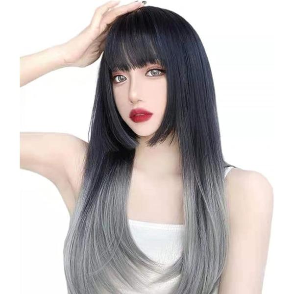 バリエーションコード : 2B2GI9U0JI・「女性の憧れ。サラサラかつら」好みのスタイルが自然にキマるアレンジ自在のつむじ、シンプルなロングストレートウィッグだから、誰にも似合う一品。ふかし加工をして、前髪のふわふわ感を高めるだけでなく...