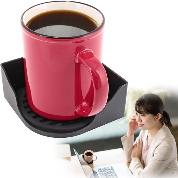 バリエーションコード : 2B2K4TDTJG「新発想。枠付きコースター登場」誰しもが一度は経験する、うっかりカップを小突いて「大惨事」。だけどもう心配いりません。当商品が机上の悲劇を繰り返しません。「バリエーション4種」「ブラック」「グレ...