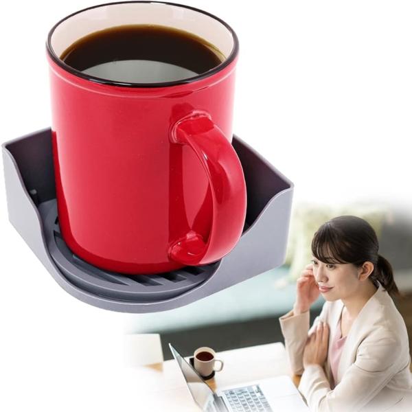 バリエーションコード : 2B2K4TDTJG「新発想。枠付きコースター登場」誰しもが一度は経験する、うっかりカップを小突いて「大惨事」。だけどもう心配いりません。当商品が机上の悲劇を繰り返しません。「バリエーション4種」「ブラック」「グレ...