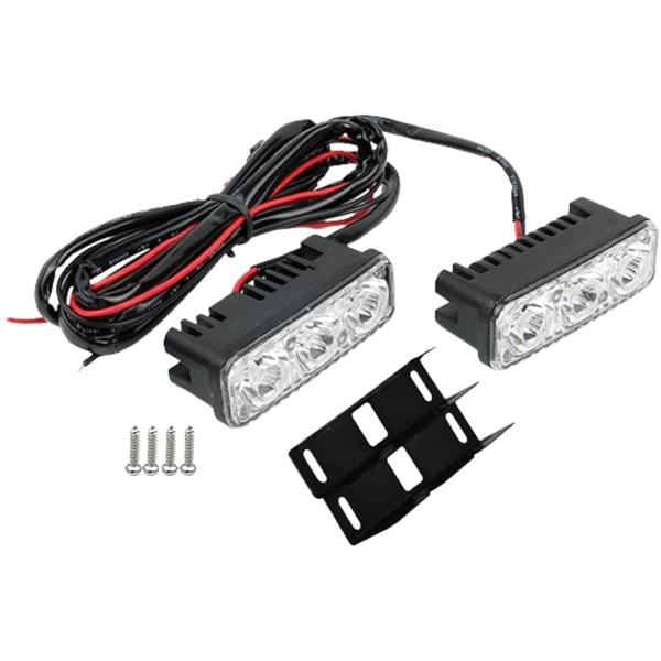 バリエーションコード : 2B2LVUS05O車用デイライト、フォグランプです。3連LEDで明るく視界を確保します。雨天や濃霧でも安心。左右2個セットで車両全体の視界を広げるので補助ランプとしてお使いください。「ホワイト」「ホワイト・アンバ...