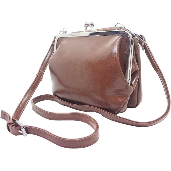 バリエーションコード : 2B2N3WFL5U上質なPUレザーを採用したショルダーバッグ。収納部分がま口とファスナーに分かれているのがポイント。普段使いからフォーマルまで幅広く使えるオーソドックスなショルダーバッグです。がま口収納部分の中に...