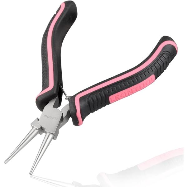 バリエーションコード : 2B2NTO9W1N用途：巻き取り、リングの作成、その他のビーズジュエリーの製造に適しています。狭いスペースでの操作にも適しています。可愛いピンク色の持ち手：自動開きで女性もらくらくお使いいただけます。材質：クロム...