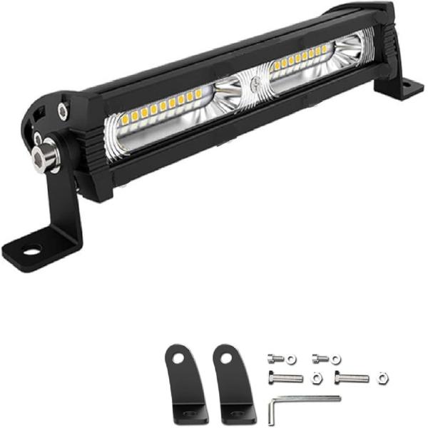 バリエーションコード : 2B2O0F8W2K・LEDワークライト ライトバー60W/ 120w　７/ 13インチ 12v/24v 汎用作業灯はコンボビームと三列リフレクターにより高輝度を実現しました。・アルミ合金製素材を使用し、さらに放熱...