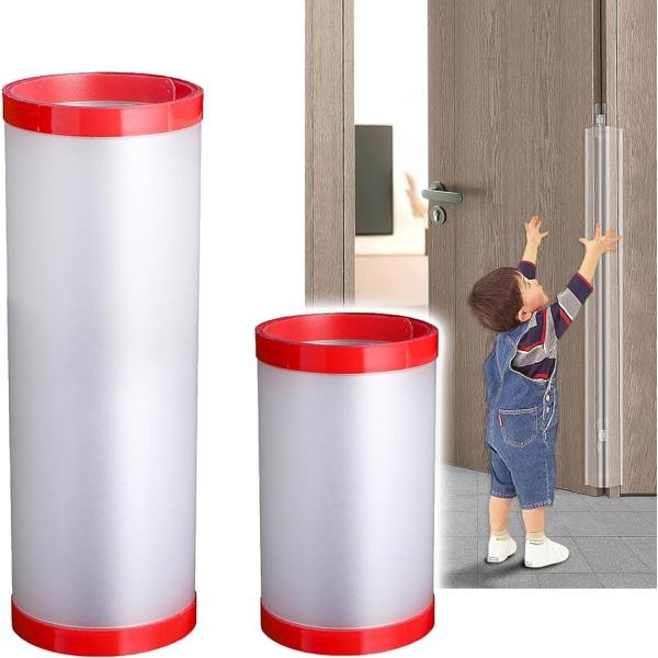 ドアの開閉部分の隙間に目を離した隙に大切なお子様の指挟みの事故を防ぐ指はさみ防止カバーです。ドアの開閉部分はテコの原理で簡単に挟んだ鉛筆が砕けるほど誤って指をはさんでしまったら大けがになります。この商品をドアの開閉部分に貼りつけることで、開...