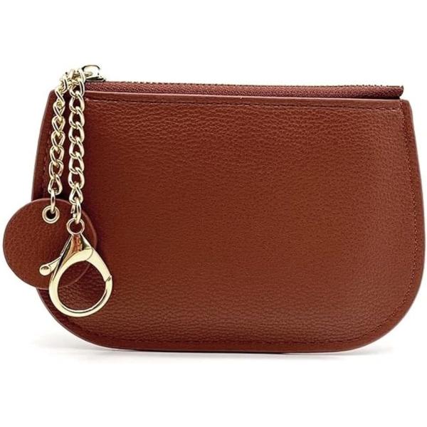 バリエーションコード : 2B2PWNLVHQチェーンバックル、キーチェンがついている新しいタイプのミニ財布です。オシャレ感が漂うPUレザーを使用し、女性にも人気のデザインです。