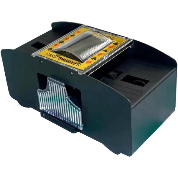 サイズ：約20.5cmx9.5cmx9.5cm仕様：自動カードシャッフラー（カードは付属しません）電源：単3乾電池x4個（電池は付属しません）重さ：359ｇ