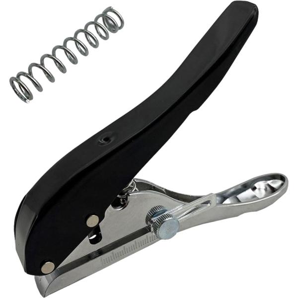 バリエーションコード : 2B2SI4WJG1「穴間隔を測れる尺度付」 パンチするまでの距離を調整できるため、穴の間隔を縮めて材料を無駄なく使えます。均一にパンチできるため穴開け後の紙も、デザインとして再利用可能。エコで遊び心をくすぐる仕組...