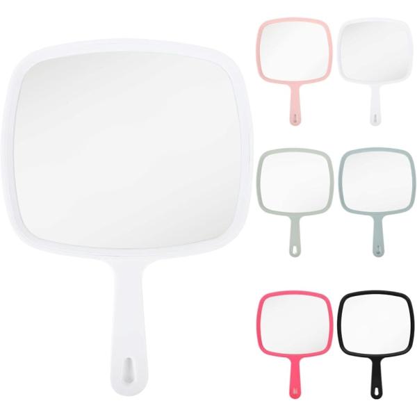 バリエーションコード : 2B2PSNCWWN「大きくて見やすい」 大きくて横に長いハンドミラー。縦長タイプより顔全体が見やすい実用的なデザインです。鏡面は高解像度で細かいところまでクリアに映るため、毎日のメイクに大活躍するでしょう。「滑り...