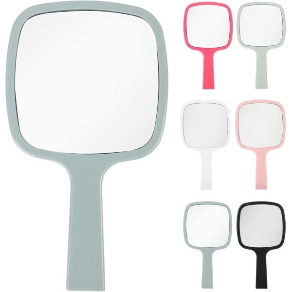 バリエーションコード : 2B2PSNCWWN「大きくて見やすい」 大きくて横に長いハンドミラー。縦長タイプより顔全体が見やすい実用的なデザインです。鏡面は高解像度で細かいところまでクリアに映るため、毎日のメイクに大活躍するでしょう。「滑り...