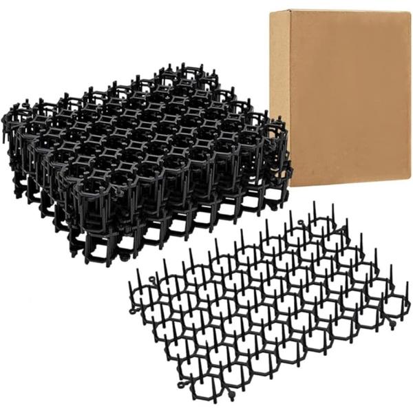 ・縦20cm横15cmのとげマット12枚セットです。ネコやハト、カラスなどの害獣・害鳥除けにお使いいただけます。とげの先端は平らにカットされており安全です。・ハサミで簡単にカットでき自由に長さ調節が可能です。つなぎ合わせも簡単。庭先の芝や土...