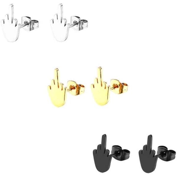 バリエーションコード : 2B2UP0TVOO両耳用2つ入り 人気デザインのピアスカラー：シルバー / ブラック / ゴールドsize目安：1.2cmx0.7cm個性的なデザインの人気アクセサリー。小さめサイズ2つ入りなので両耳にも片耳にも...