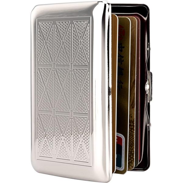 バリエーションコード : 2B2W0K0HJQCredit カード ホールダーは細くし、ライト、サイズ: 96.5mmx65mmx15mm の重量: 2.82oz のクリップ器官シート ポリ塩化ビニールの中の 6 つのスロットは、容易にクレ...