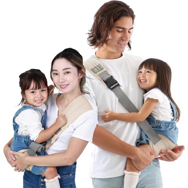 バリエーションコード : 2B25K335TP「超。超軽量」コンパクトでスタイリッシュ＊かさばるヒップシートの悩みを解消。 わずか140gの手のひらサイズの抱っこ紐「子供のエキスパート推奨」看護師・助産師・保育士のトリプル資格を持つ河合恵美...