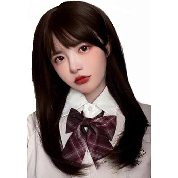 バリエーションコード : 2BJ91WNCW9・ストレート＆ロングヘアのフルウィッグ、装着用ネット付き・高品質で良質な髪、人毛に近いしっとりサラサラ、自然な手触りを実現・通気性が良く本物のような頭皮、ふんわりと弾力のある髪質です・自分でお好...