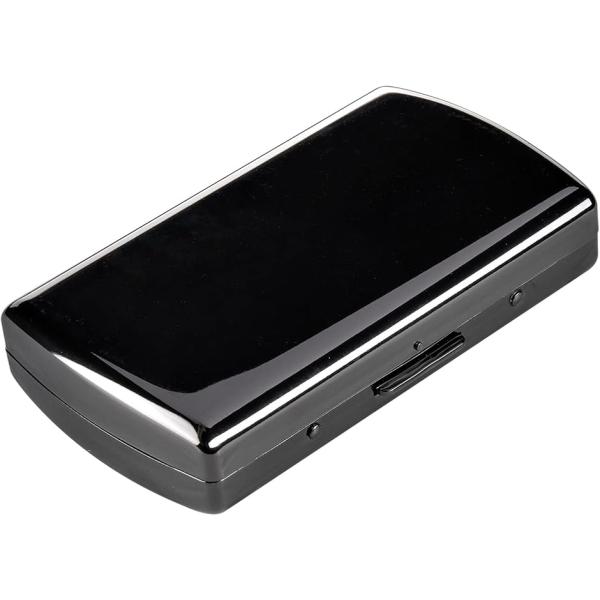 バリエーションコード : 2B4PINVV5F.たばこケースの寸法：88.5mm x 53.5mm x 21.5mm、重さはわずか2.1オンス、たばこケースの内側にはたばこを保持するための一対のスプリングクリップがあります.標準サイズの長さ...