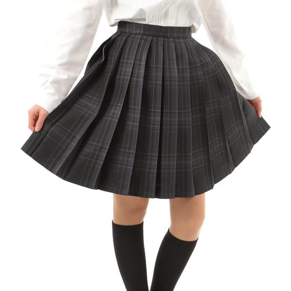 バリエーションコード : 2B401T4LG0・素材構成: 100% ポリエステル・女子高生の定番、チェック柄プリーツスカートです。折り目正しいプリーツラインとカラフルな格子柄が人気です。・スカート丈は48cm。短すぎずに可愛く見せる長さで...