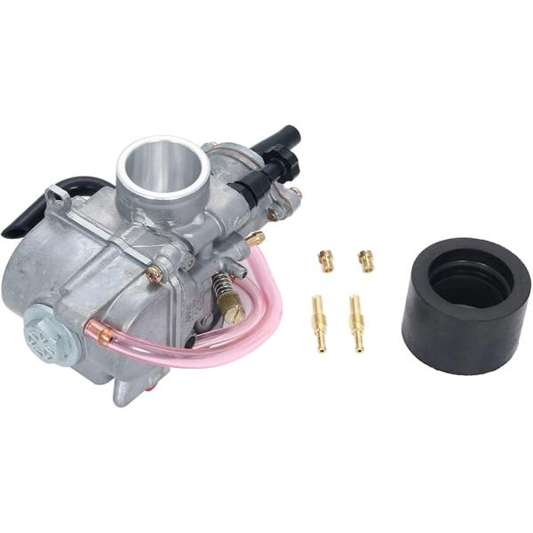 ・＊「商品説明」 PWK28タイプの汎用キャブレターの社外品になります。セット内容：本体、メインジェット115と125、スロージェット39と41、汎用のジョイントマニホールドが付属しております。こちらの商品は、特に110-150ccオフロー...