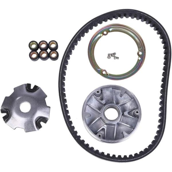 バリエーションコード : 2B40LQROCP・適合車種：アドレス V100 ( CE11A CE13A ) セット内容：プーリー本体・強化ベルト等 一式・アドレスV100ベルトとウエイトローラーは、ノーマルの補修リペアとして、駆動系改造車...