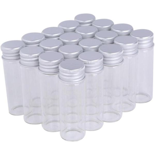 バリエーションコード : 2B6I6VQG4H「使用用途多数」小物の保管や小分けに便利なアルミ蓋付きの小瓶です。手芸用ビーズ、アクセサリーの金具類、アロマオイルなど様々なものを小分けにできます。「液体保管にも」アルミ製の蓋付きなので液漏れの...