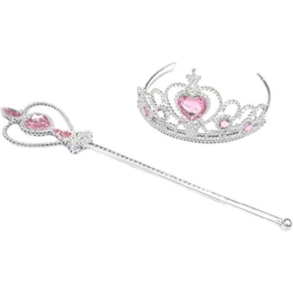 バリエーションコード : 2B41D12G6L女の子の憧れ。お姫様になれる。キラキラでかわいいカラーのティアラとステッキのセットです。ティアラとステッキはお姫様になれる重要なマストアイテムです。このアイテムがあるのとないのとではなりきりの完...