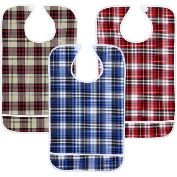 バリエーションコード : 2B6PJFHU4U・高齢者のお食事に防水加工の食事用エプロン3色展開です。・大人用の介護エプロンですので、サイズもゆったり、食べこぼしをキャッチする立体ポケット付きです。・テープでのワンタッチ装着で楽に着脱ができ...