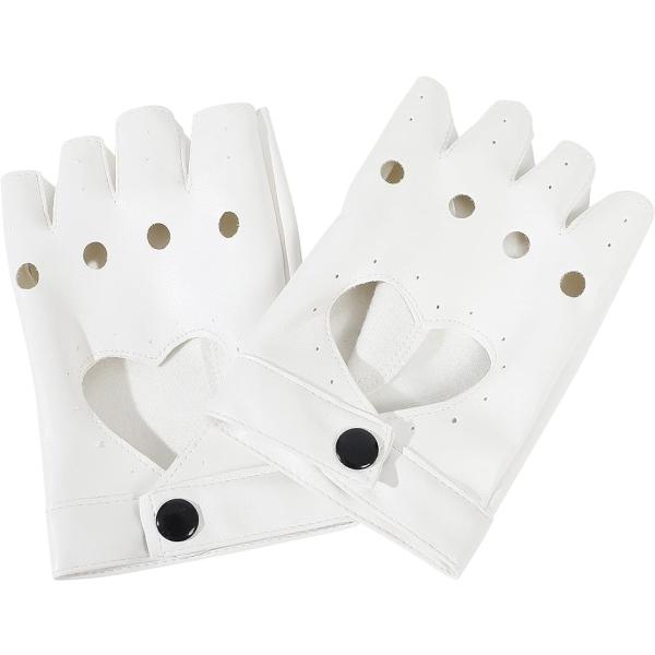 バリエーションコード : 2B6PHPOCRW・ハーフフィンガータイプのカッコいいグローブ。・コスプレ、ドライブ、ライブ衣装、ポージング、写真撮影等様々なシーンに。・「カラー」ブラック、ホワイト 「材質」合成皮革・「サイズ」メンズフリーサイ...