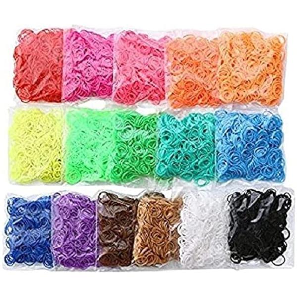 バリエーションコード : 2B42K898FY・今、アメリカやカナダで大人気、女の子が超はまっているカラフルルームバンドの16色カラーセットです。・ホワイト， アップルグリーン，赤，ライトブルー，ダークブルー，グラスグリーン，黄色，カーキ，...