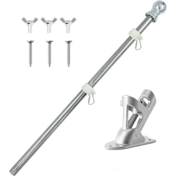 バリエーションコード : 2B43NDYGF6・国旗、社旗など旗やフラッグを掲げるのにぴったりの、旗用ポールです。風が吹いても絡まりにくいデザインです。・組み立てはかんたん。ポールは5つのパーツに分かれるので、使わないときはコンパクトに収納...