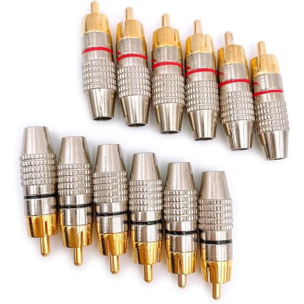 バリエーションコード : 2B446H5QTL・RCAケーブルの自作にも最適な金メッキタイプのRCAプラグになります。・芯線がネジ止め式ではんだレスタイプなので、はんだが必要なタイプに比べて再利用し易いのが特徴です。・バリエーションは8個、...