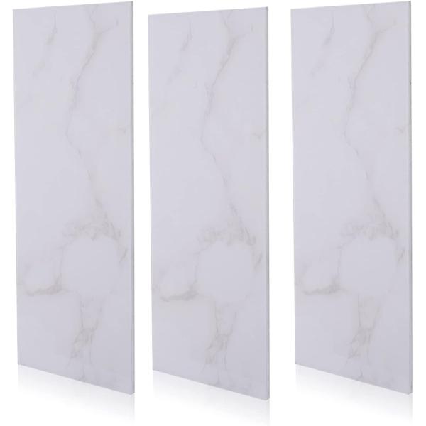バリエーションコード : 2B25FCCX1Q・［商品仕様］カラー：ホワイト、模様：大理石、サイズ：20x10x0.2cm 、1枚の重量：30g、パッケージ：10枚の20x10cmホワイト大理石模様の壁紙タイルシール。使い場所:店舗、トイレ...