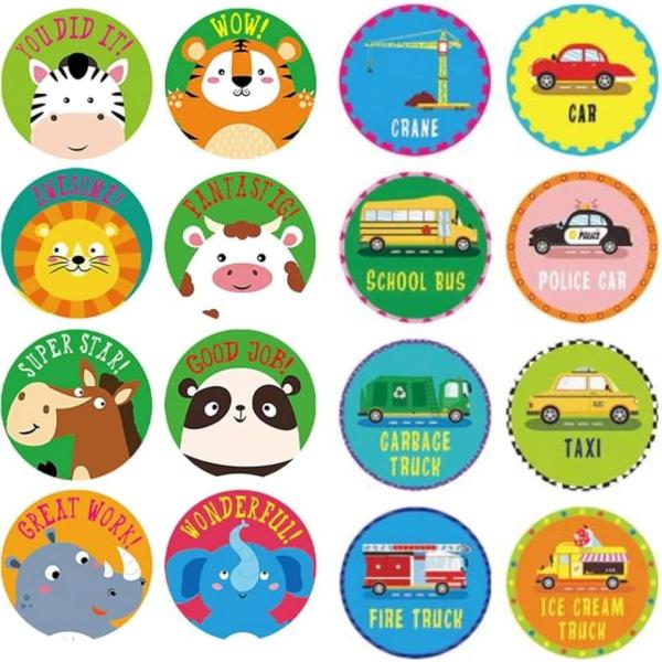 バリエーションコード : 2B4YSWUT0P・こどもが好きな可愛い動物柄のごぼうびシール、たっぷり使える大容量1000枚セットです。・絵柄は1セット16種類。出席シールやトイレトレーニング用のよくできましたシールとしてもお使いいただけます...