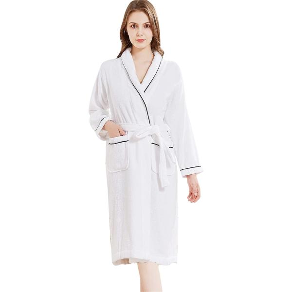 バリエーションコード : 2B2QJWCYTQ・メイン素材: 100% 綿・素材構成: 100% 綿・メイン素材:綿100%（タオル地）・サイズ（cm）：「M」着丈105/バスト104/肩幅42/袖丈48 推奨体重65kg以下「L」着丈11...