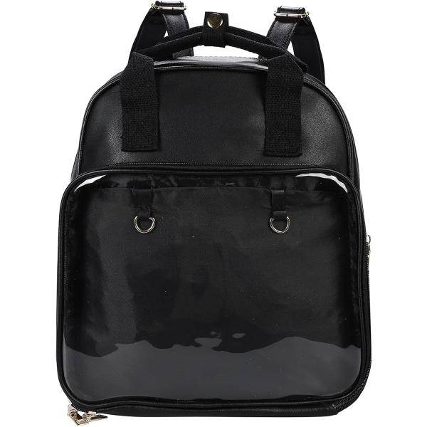 バリエーションコード : 2B2O62D8H2・ リュック型の 痛バッグ です。 推し の写真、缶バッジ、ストラップ などを入れて自分の好みにアレンジしてください＊・ シンプルなデザインで 普段使いでも重宝します。・ 素材:PUレザー サイ...